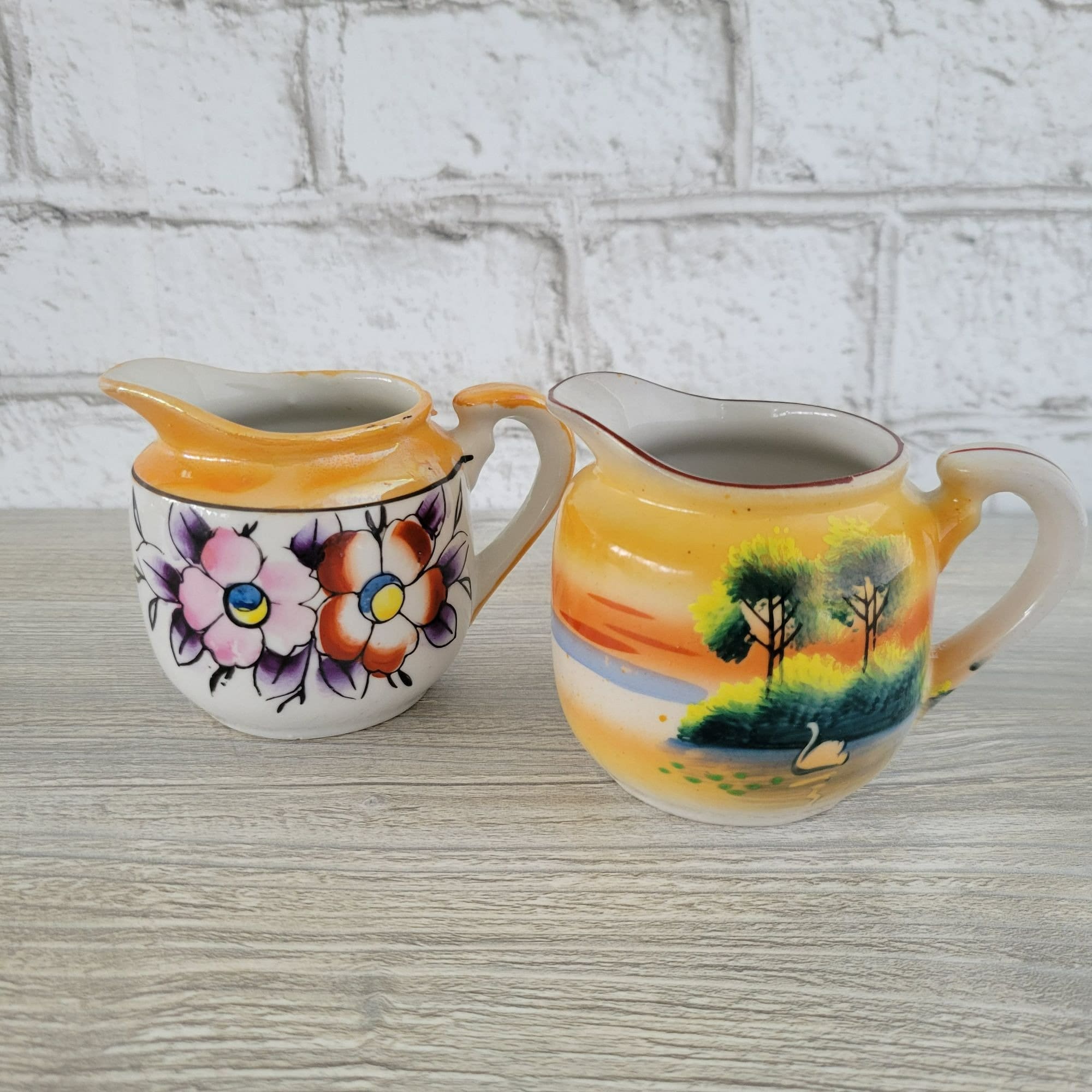 Small Floral Pitcher Made in Japan - Etsy