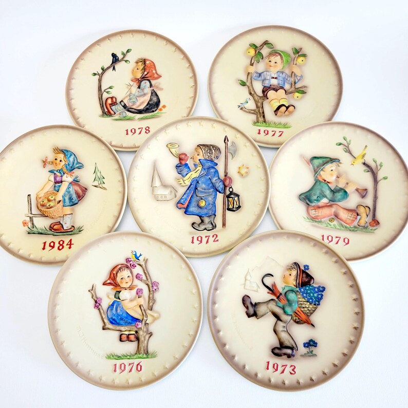 Vintage Hummel Annual Plate, 1970s, 80s, W. Goebel West Germany ...