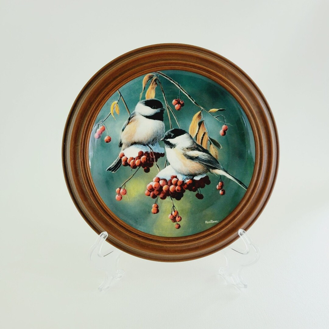 Encyclopedia Britannica Birds of Your Garden the Chickadee Plate by ...