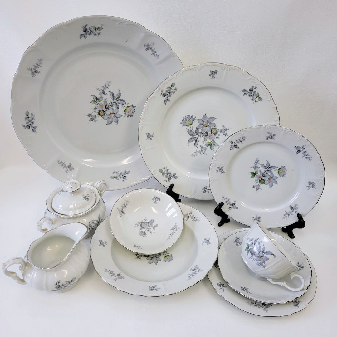 Vintage Floral Dishes, Bohemian China Wildflower Pattern, Made in ...