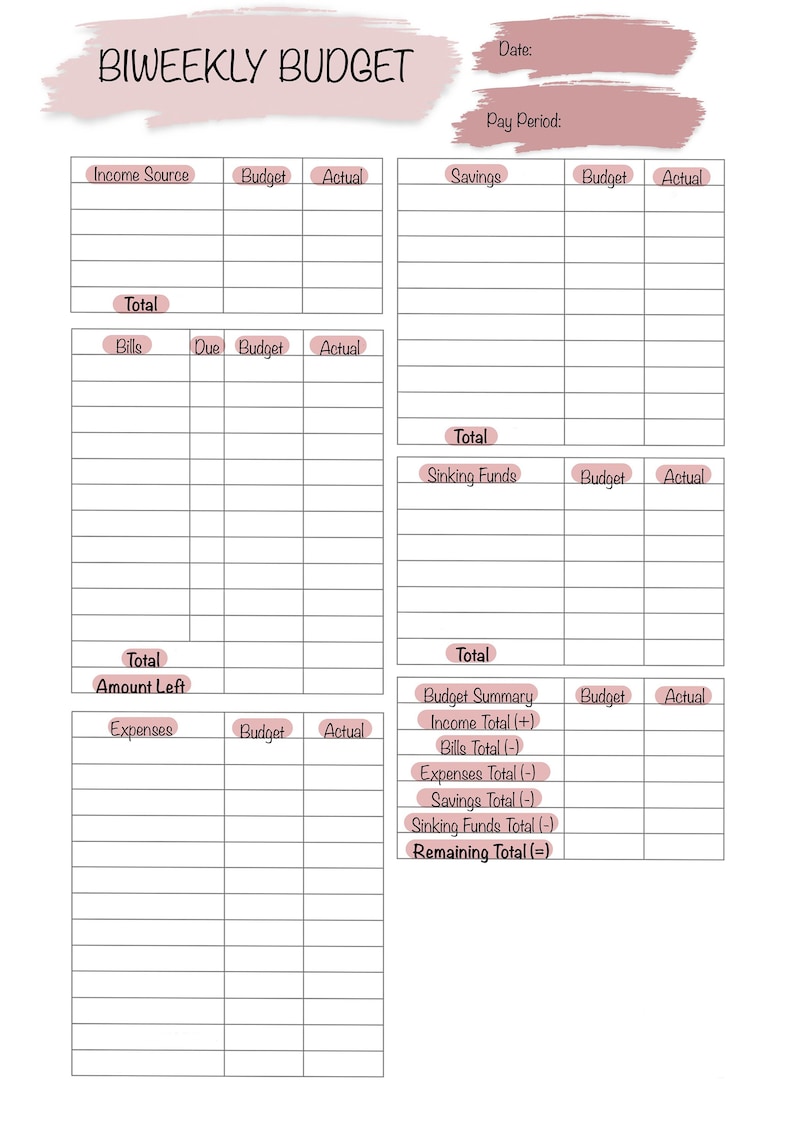pink-printable-and-digital-biweekly-budget-planner-cash-etsy