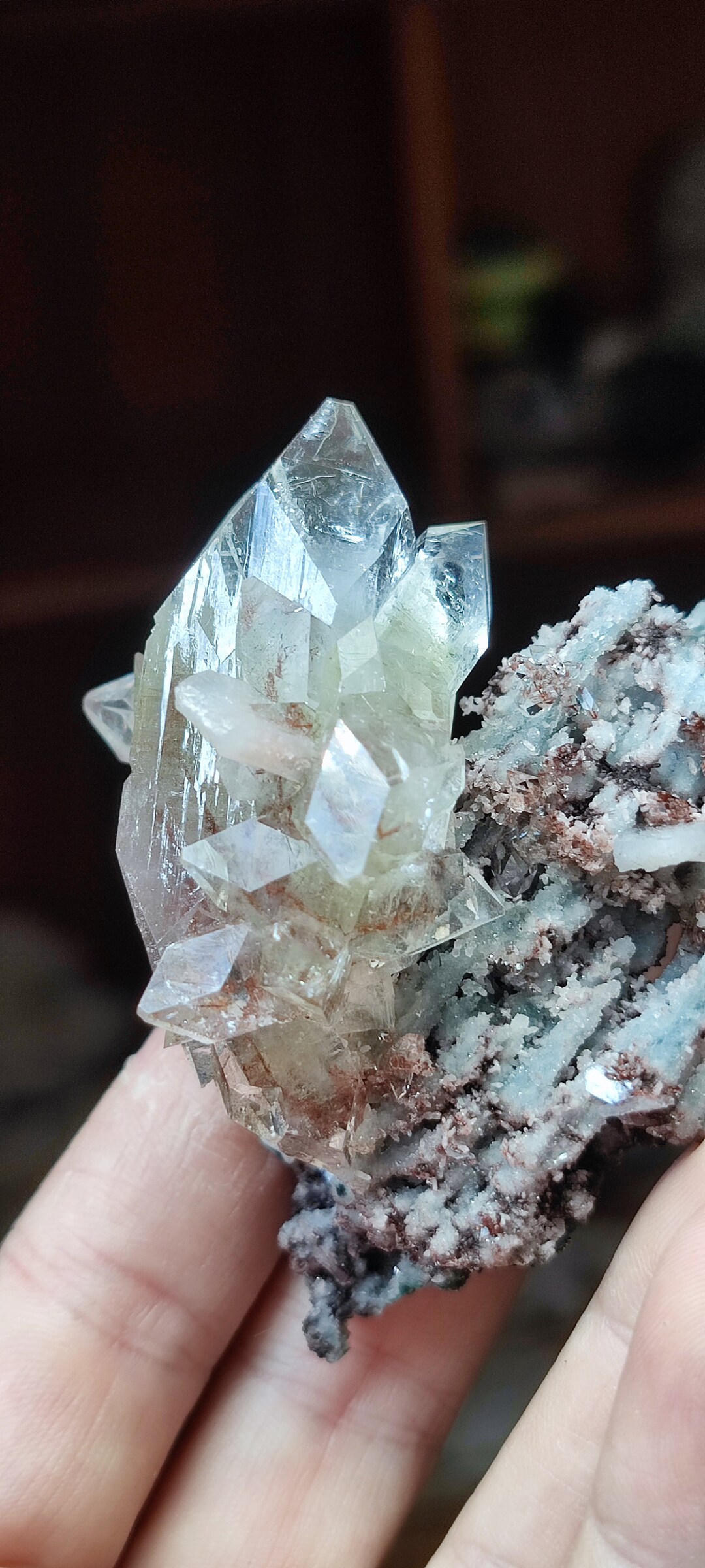 Perfect Doubly Terminated Crystals of Greenish Apophyllite on ...