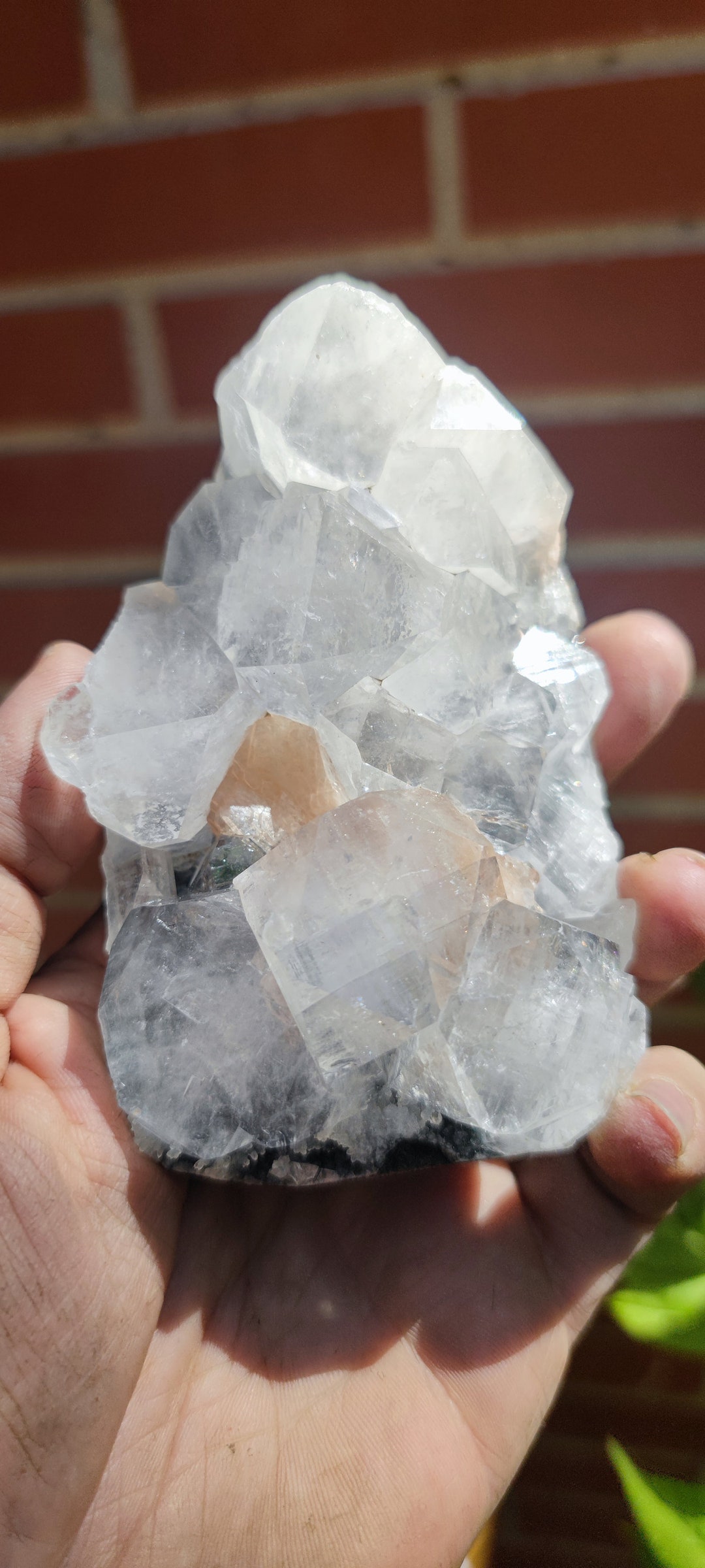 Cubic Apophyllite Crystals on Matrix - Etsy
