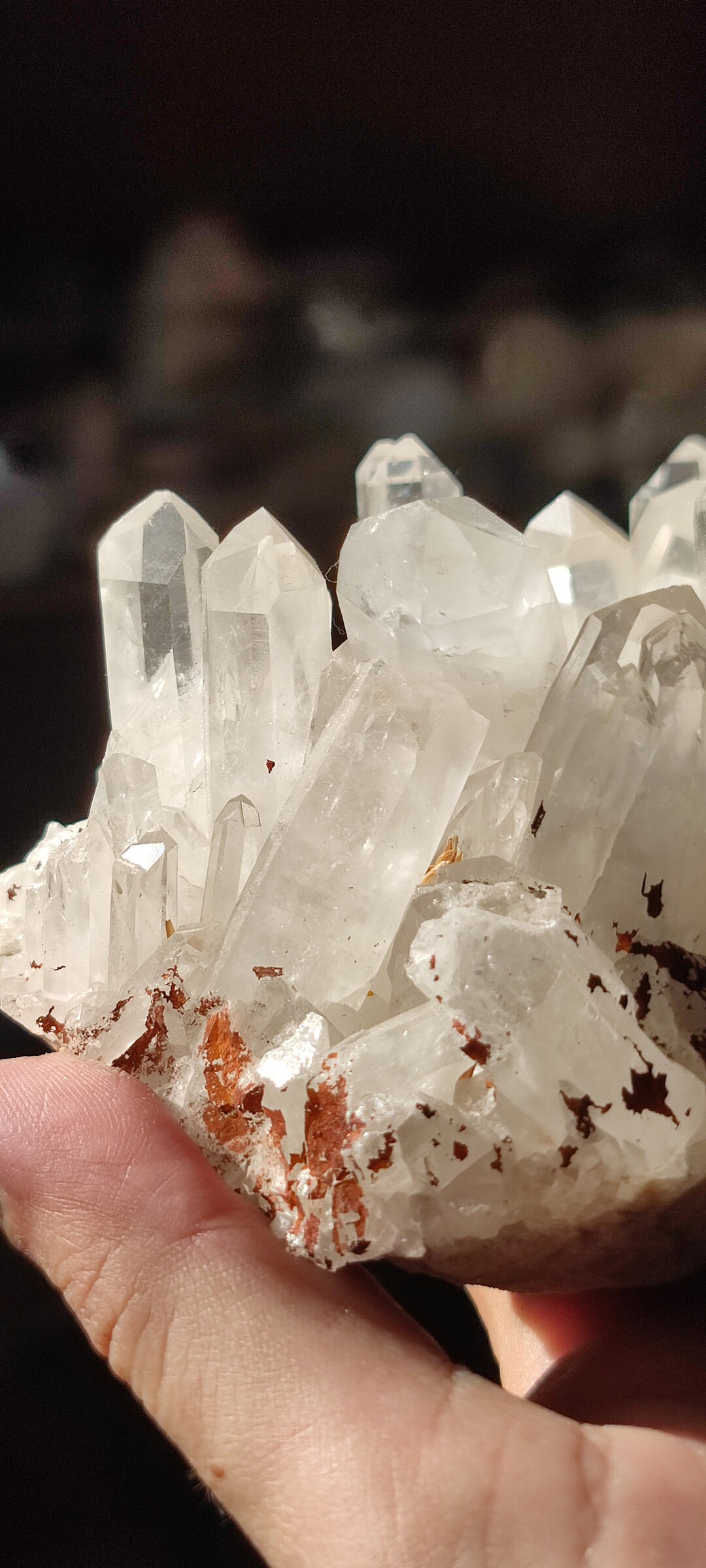 Himalayan Quartz Cluster on Matrix - Etsy