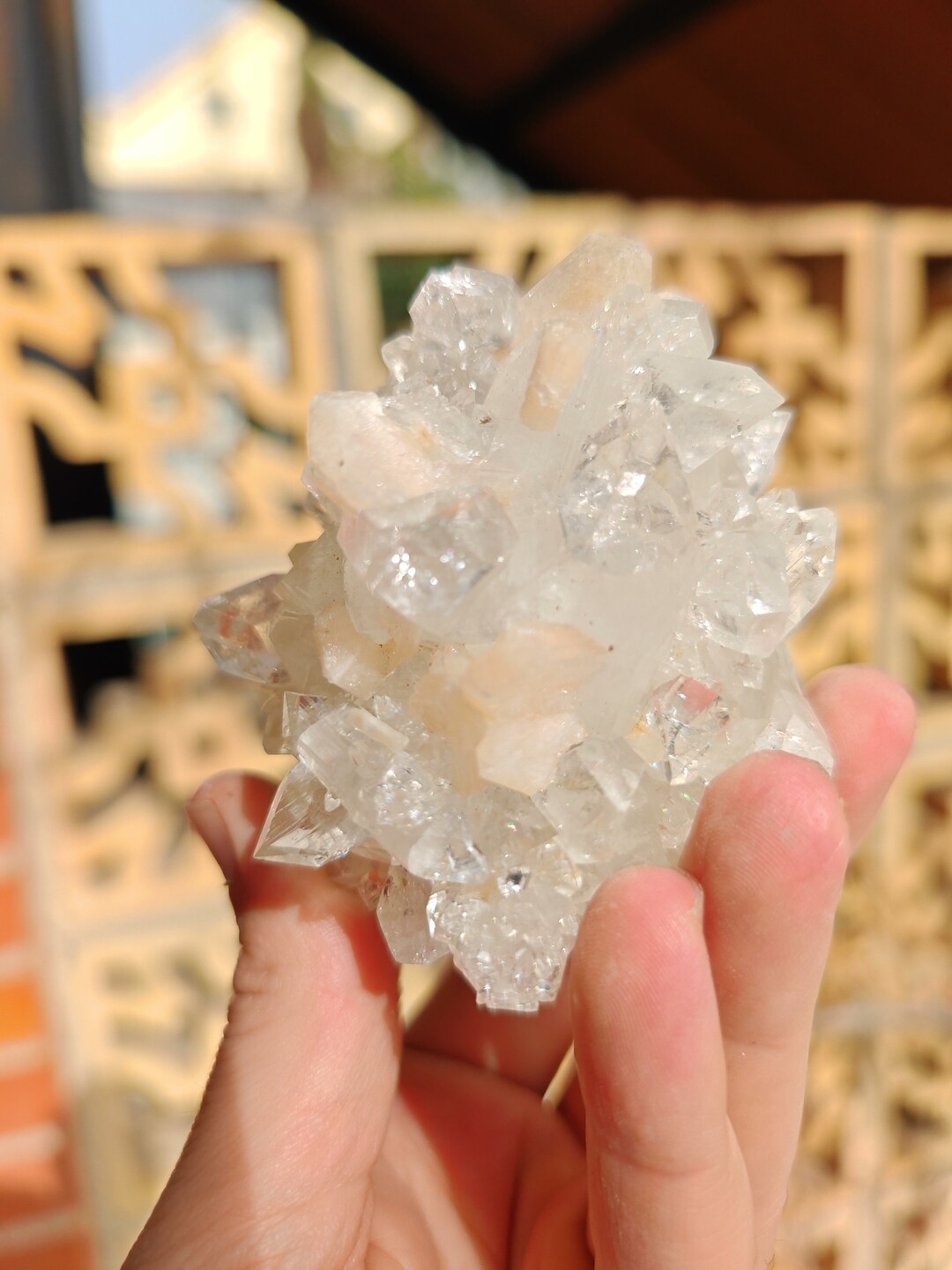 Apophyllite Crystals Doubly Terminated With Stilbite - Etsy