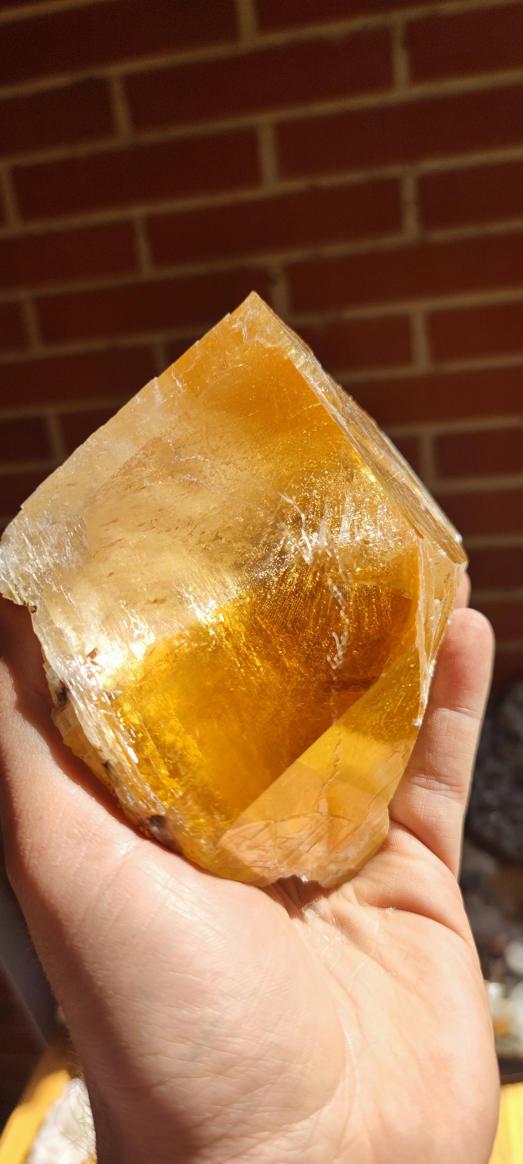 1.2 Kg. Perfect Honey Calcite Crystal - Etsy
