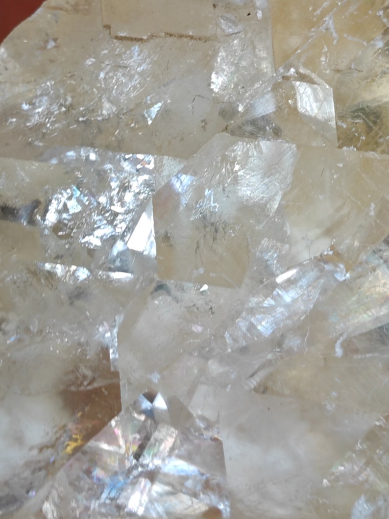 Perfect Honey Calcite Crystal on Matrix With Stilbite - Etsy
