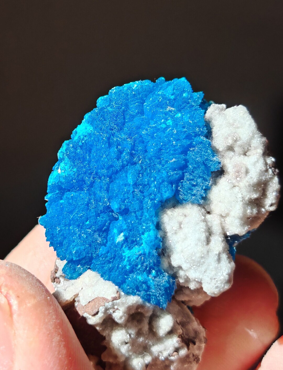 Large Cavansite Crystal on Matrix - Etsy