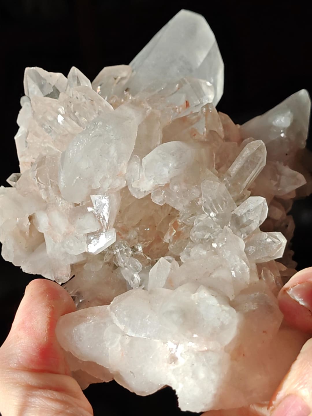 Himalayan Phantom Quartz Cluster With Doubly Terminated Crystals - Etsy