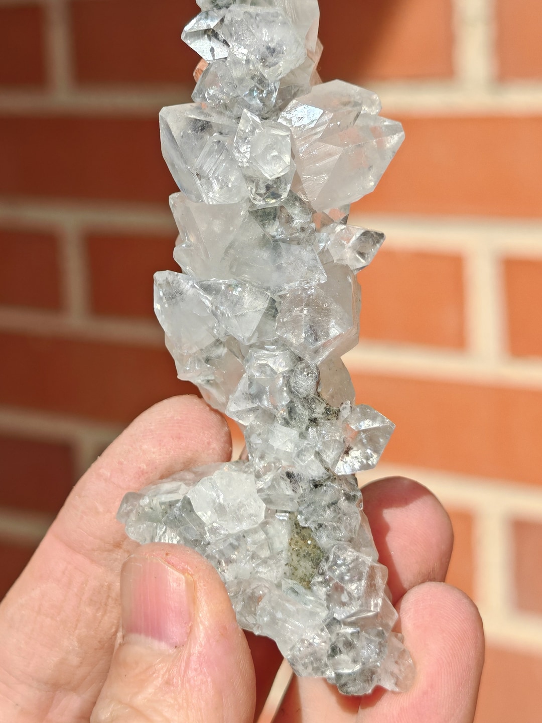 Doubly Terminated Apophyllite Crystals in Stalactite - Etsy