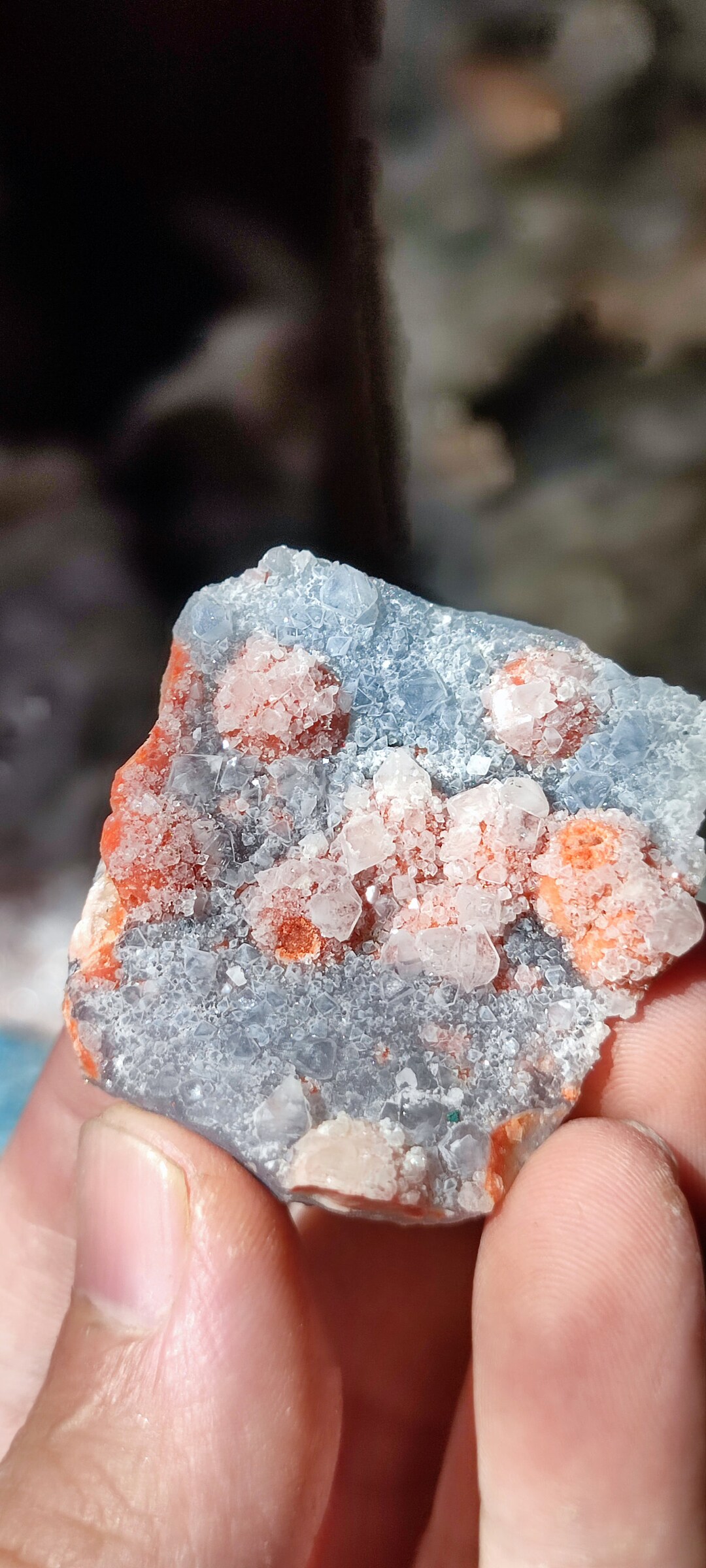 Red Fluorite in Matrix - Etsy