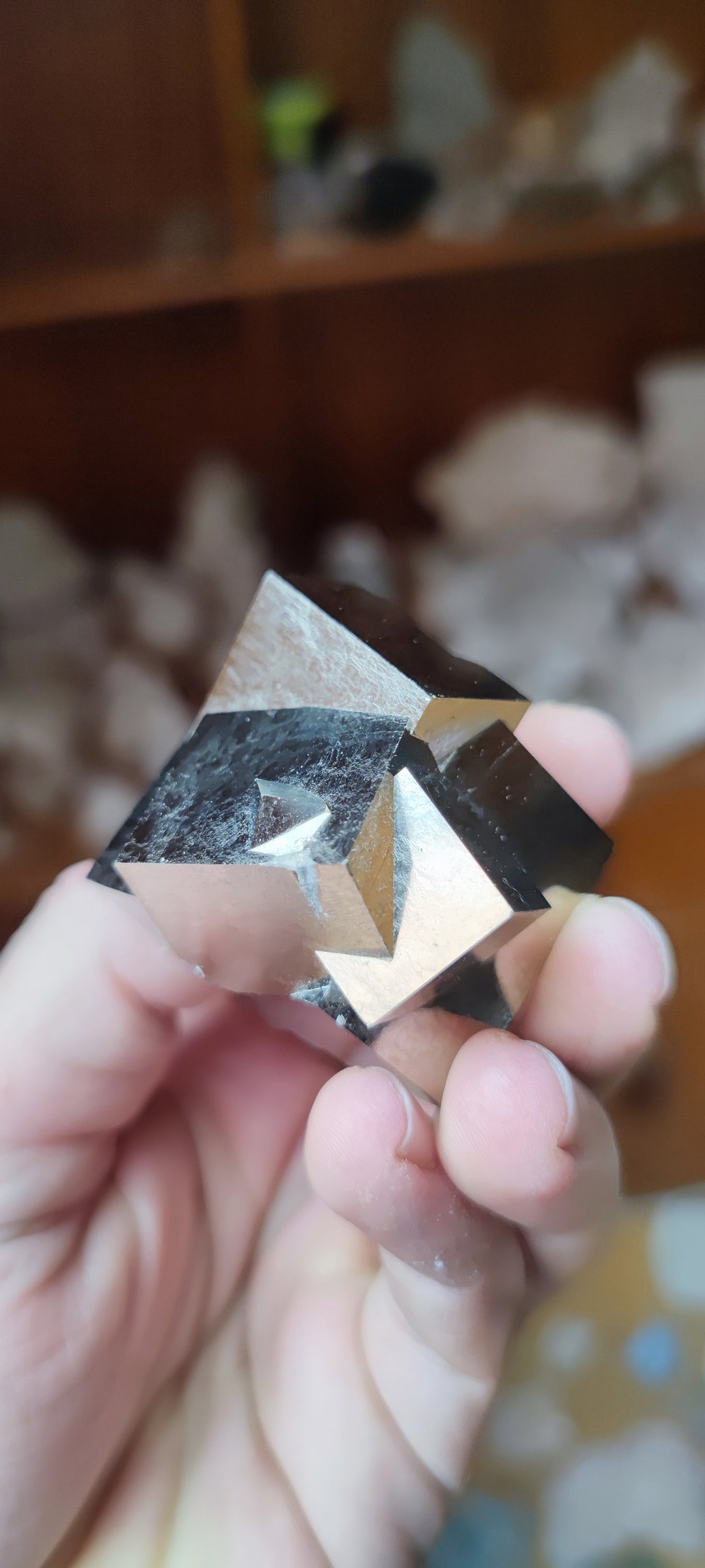 Pyrite Twin With Lithium Included - Etsy