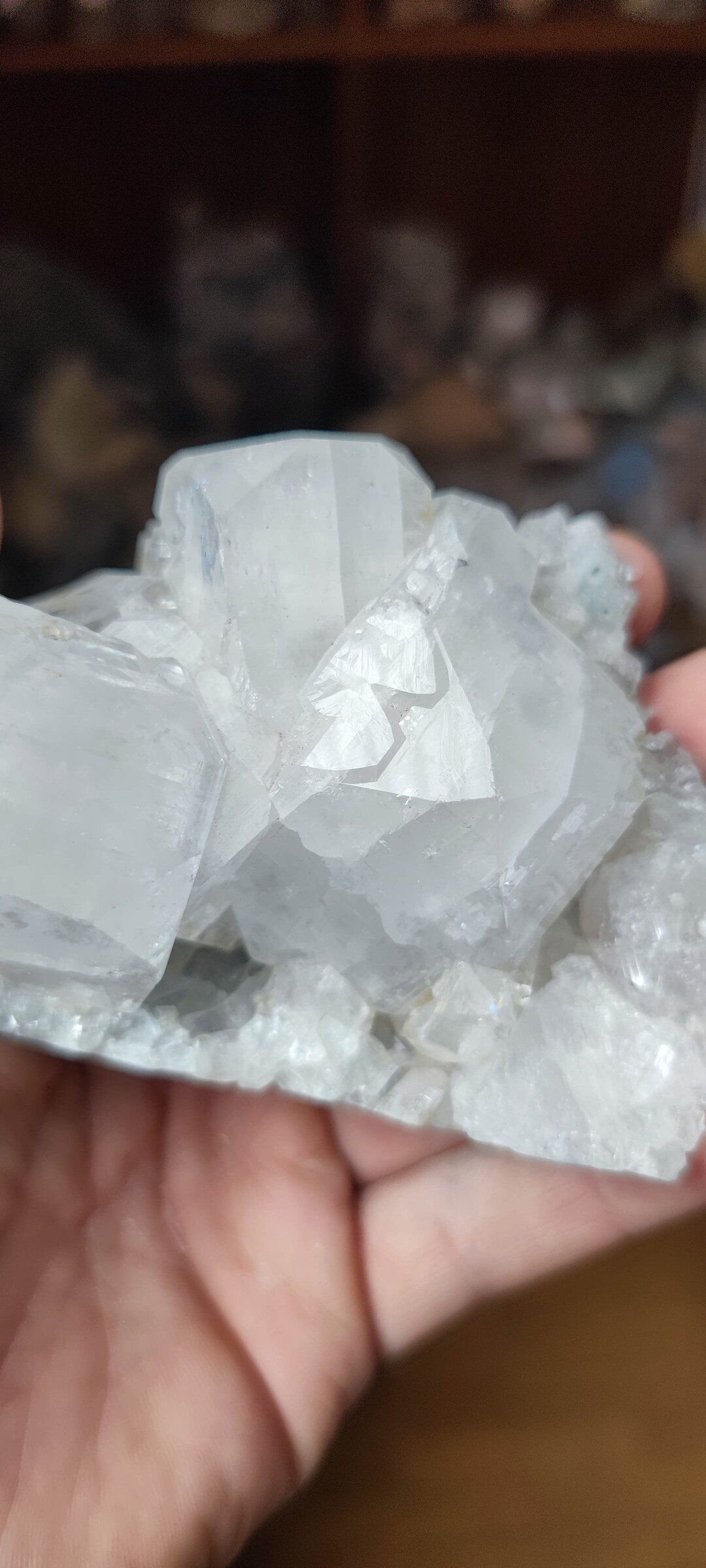 Cubic Apophyllite Crystals on Matrix - Etsy