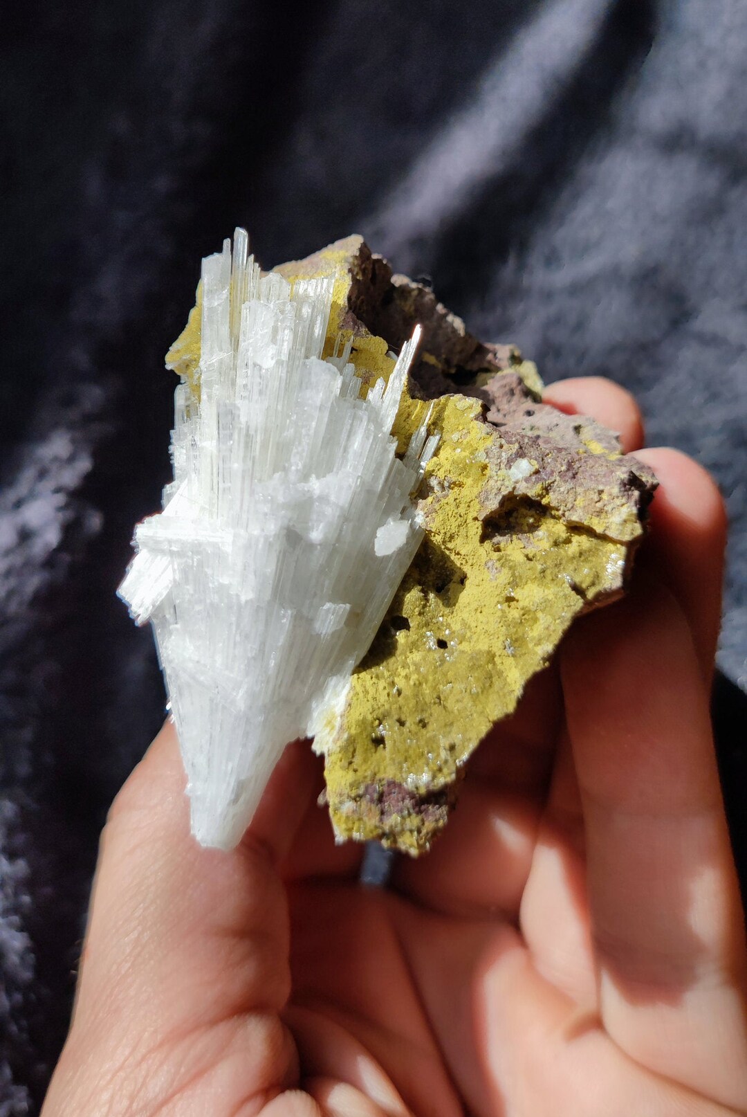 Scolecite in Matrix - Etsy