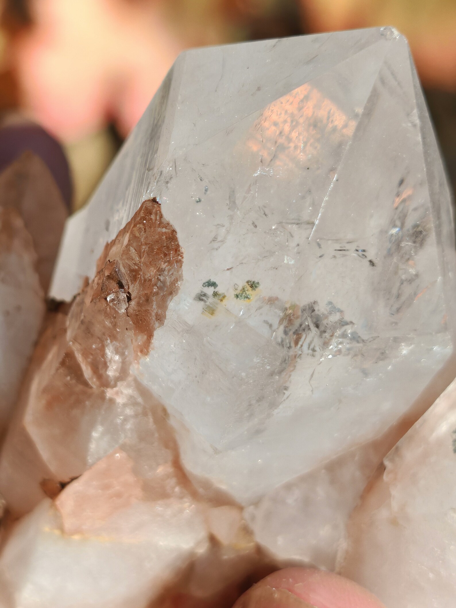 Himalayan Quartz Cluster With Golden Inclusions - Etsy