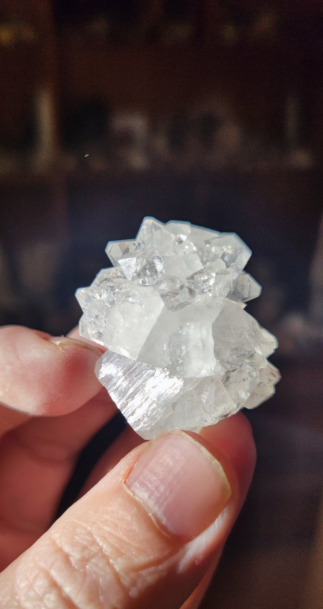 Clear Apophyllite With Peach Stilbite - Etsy