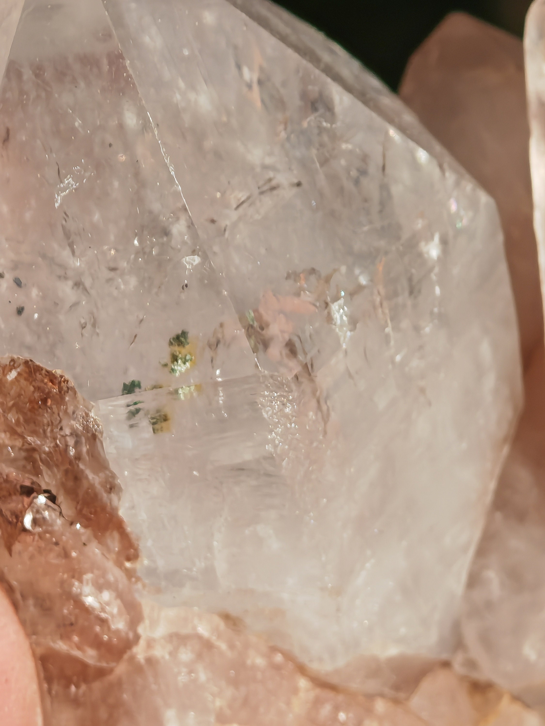 Himalayan Quartz Cluster With Golden Inclusions - Etsy