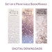 Set of 6 Printable Bookmarks for Reading, Bookmarks With Quotes ...