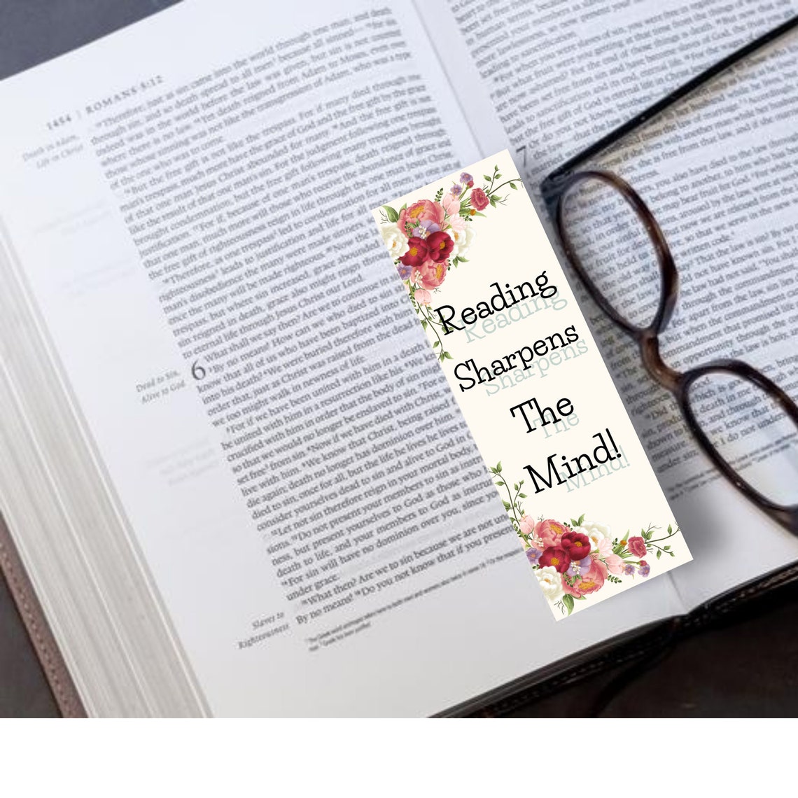 Set of 5 Printable Bookmarks for Reading| Digital Downloadable ...