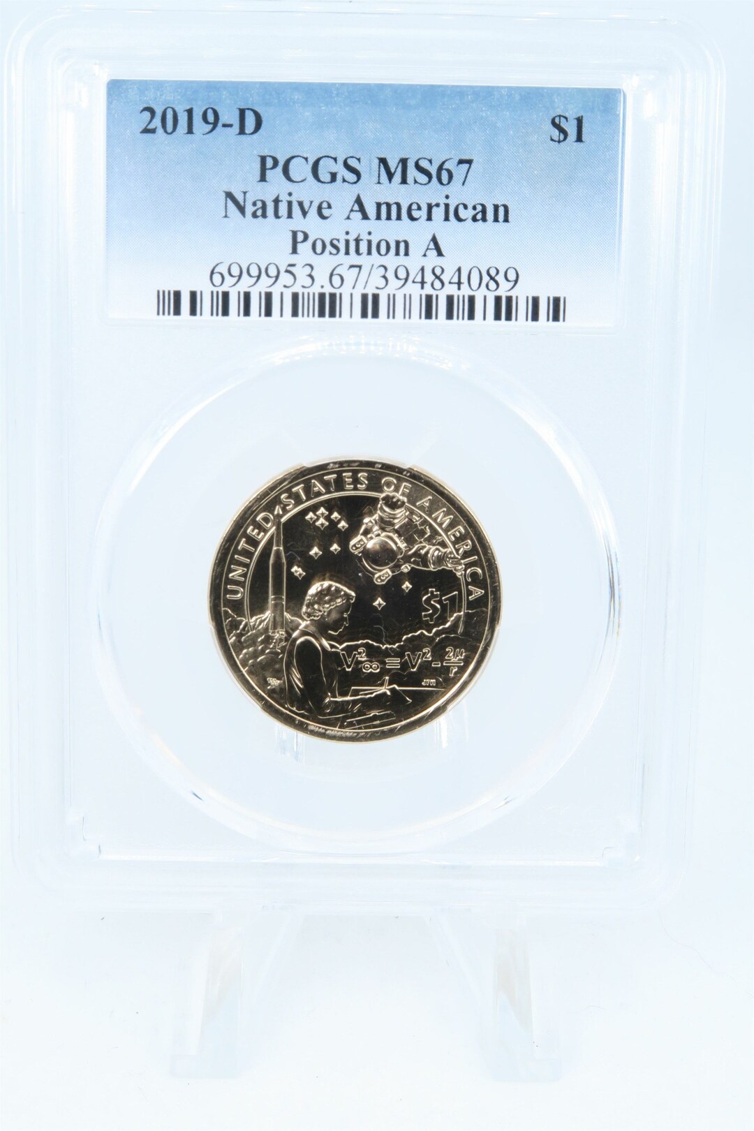2019-D PCGS MS67 Native American Position A Dollar Business Strike - Etsy