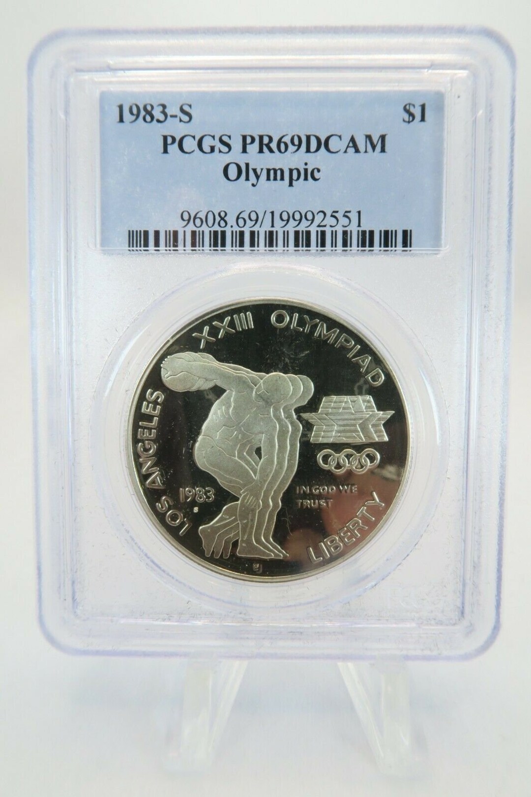 1983-S PCGS PR69DCAM Olympic Modern Commemorative Silver Proof - Etsy