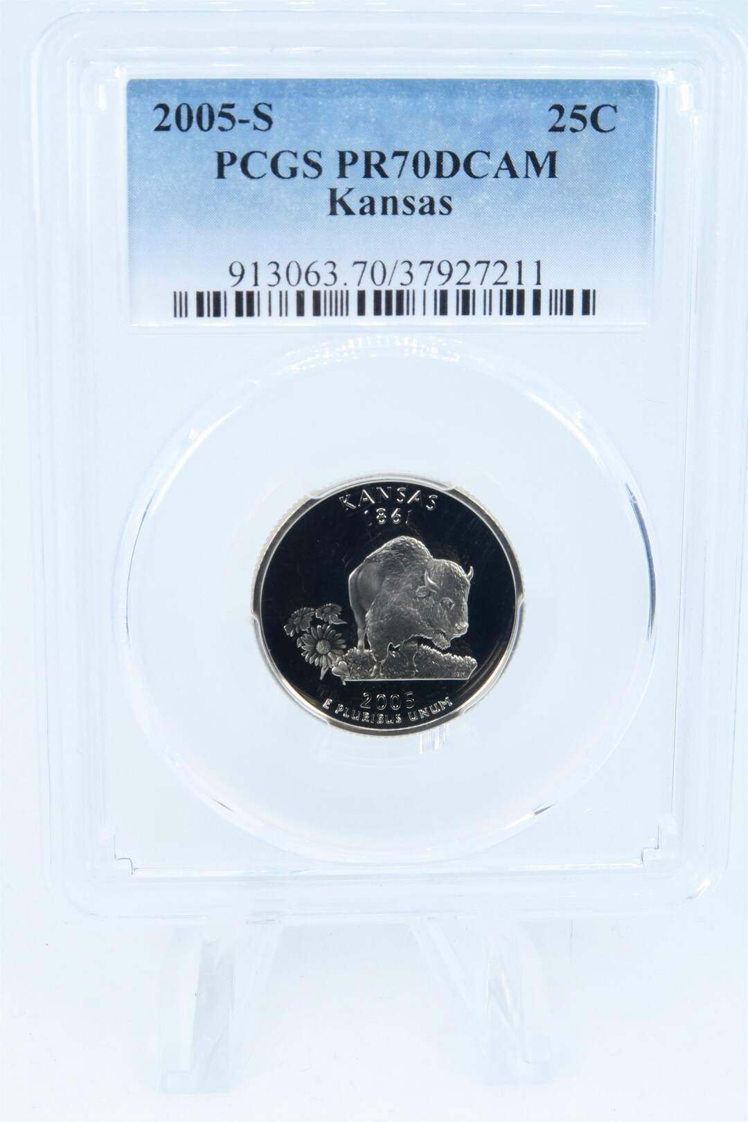 2005-S PCGS PR70DCAM Kansas State Quarter Proof 25C - Etsy