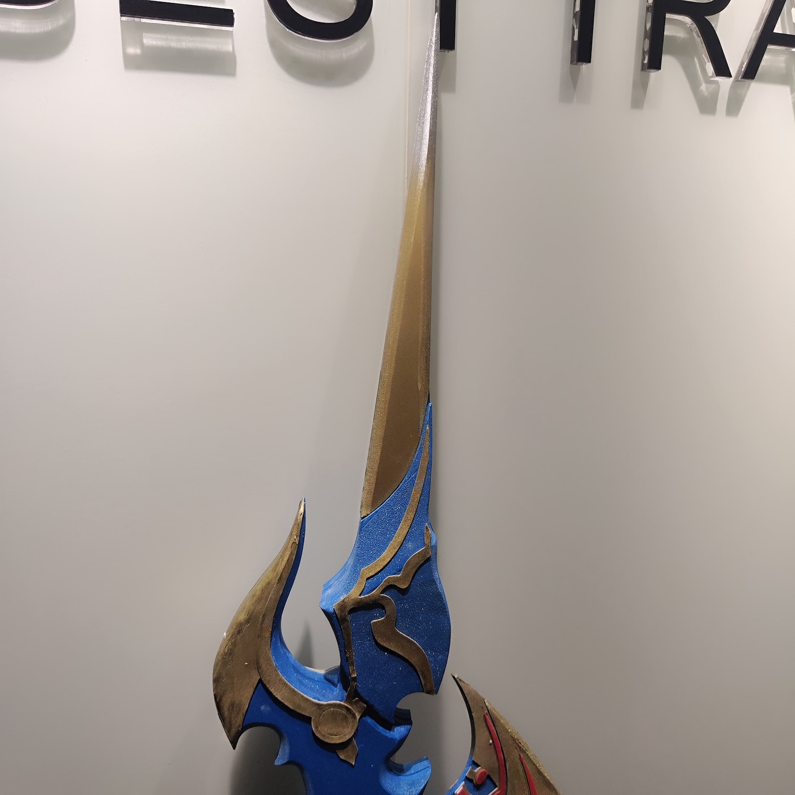 Final Fantasy XIV FF14 Dragon Knight Estinien Wyrmblood Spear Cosplay ...