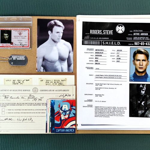 Winter Soldier File S.H.I.E.L.D. Bucky Barnes Secret Folder - Etsy
