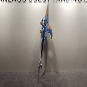 Final Fantasy XIV FF14 Dragon Knight Estinien Wyrmblood Spear Cosplay ...