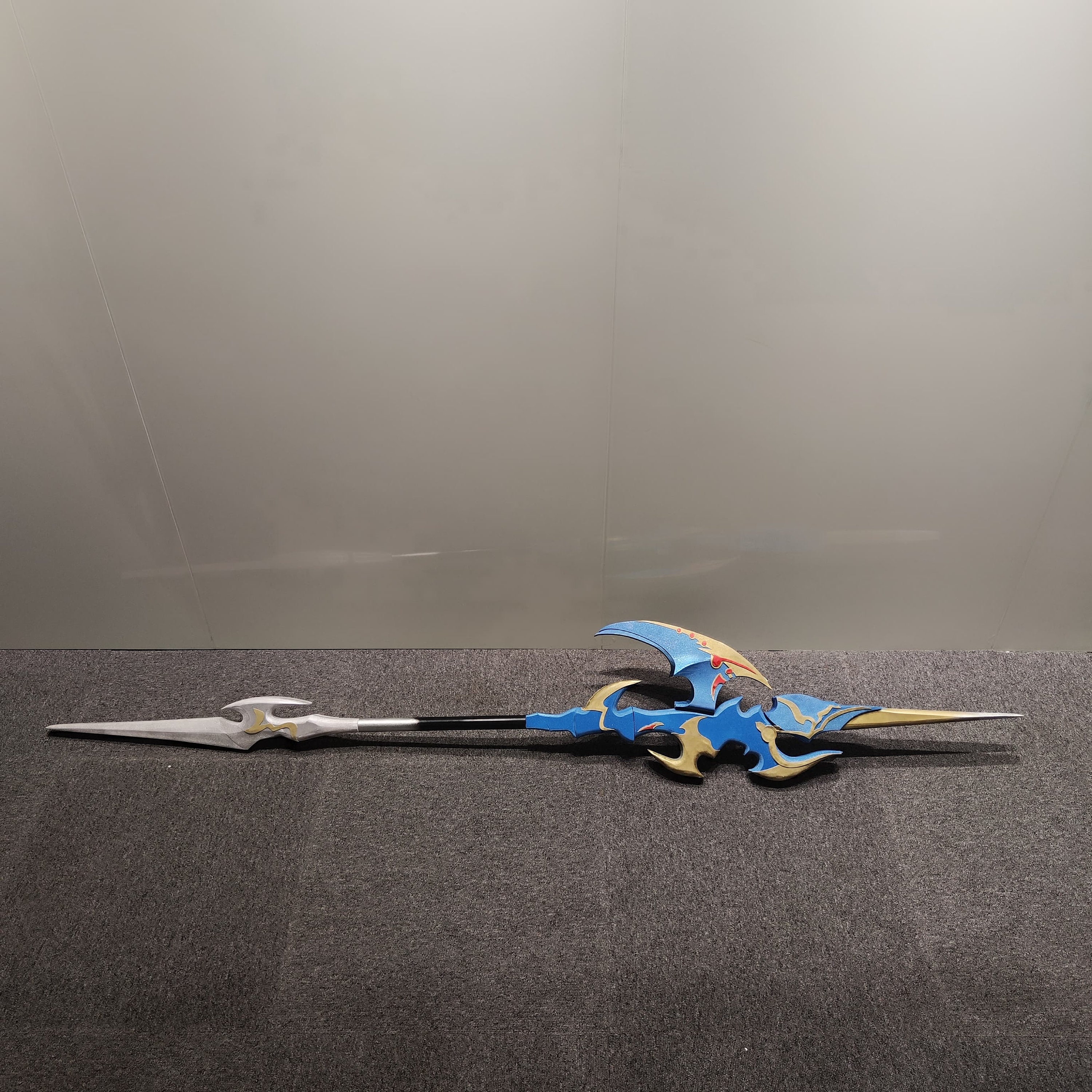 Final Fantasy XIV FF14 Dragon Knight Estinien Wyrmblood Spear Cosplay ...