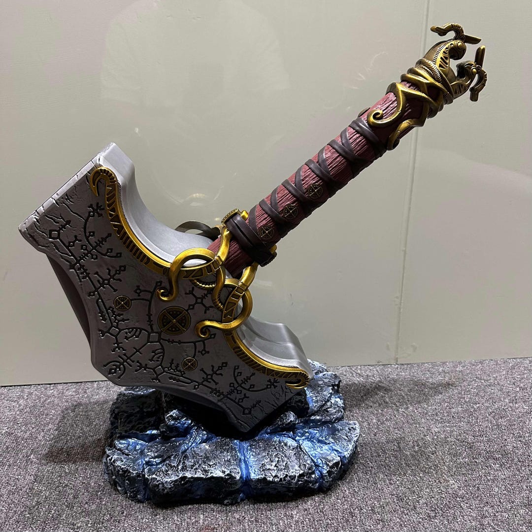 Thor Hammer Mjolnir Cosplay God of War Ragnarok Prop Replica - Etsy