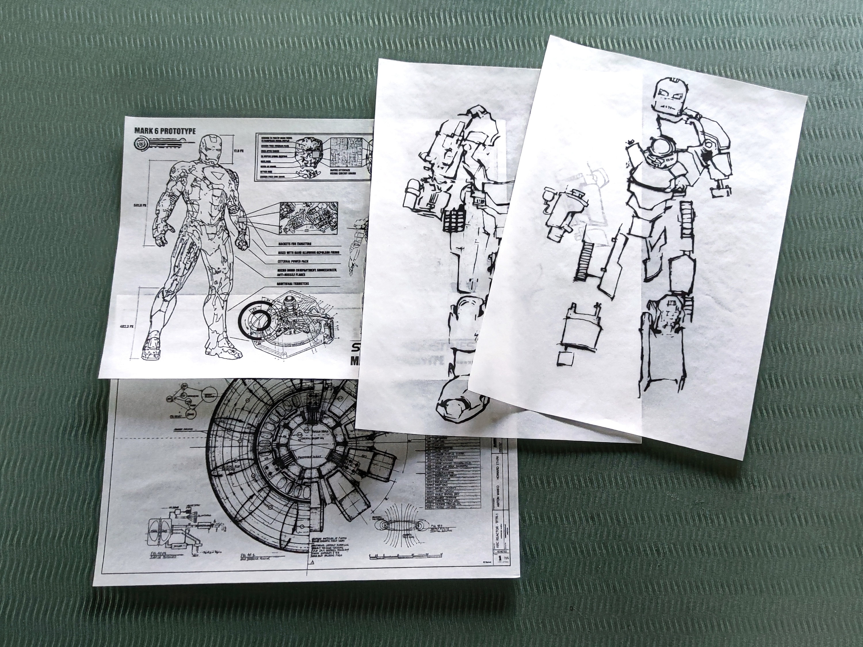 Iron Man File S.H.I.E.L.D. Tony Stark Secret Folder Paper Props - Etsy