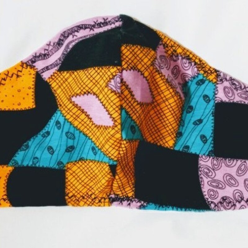Patchwork Face Mask - Etsy
