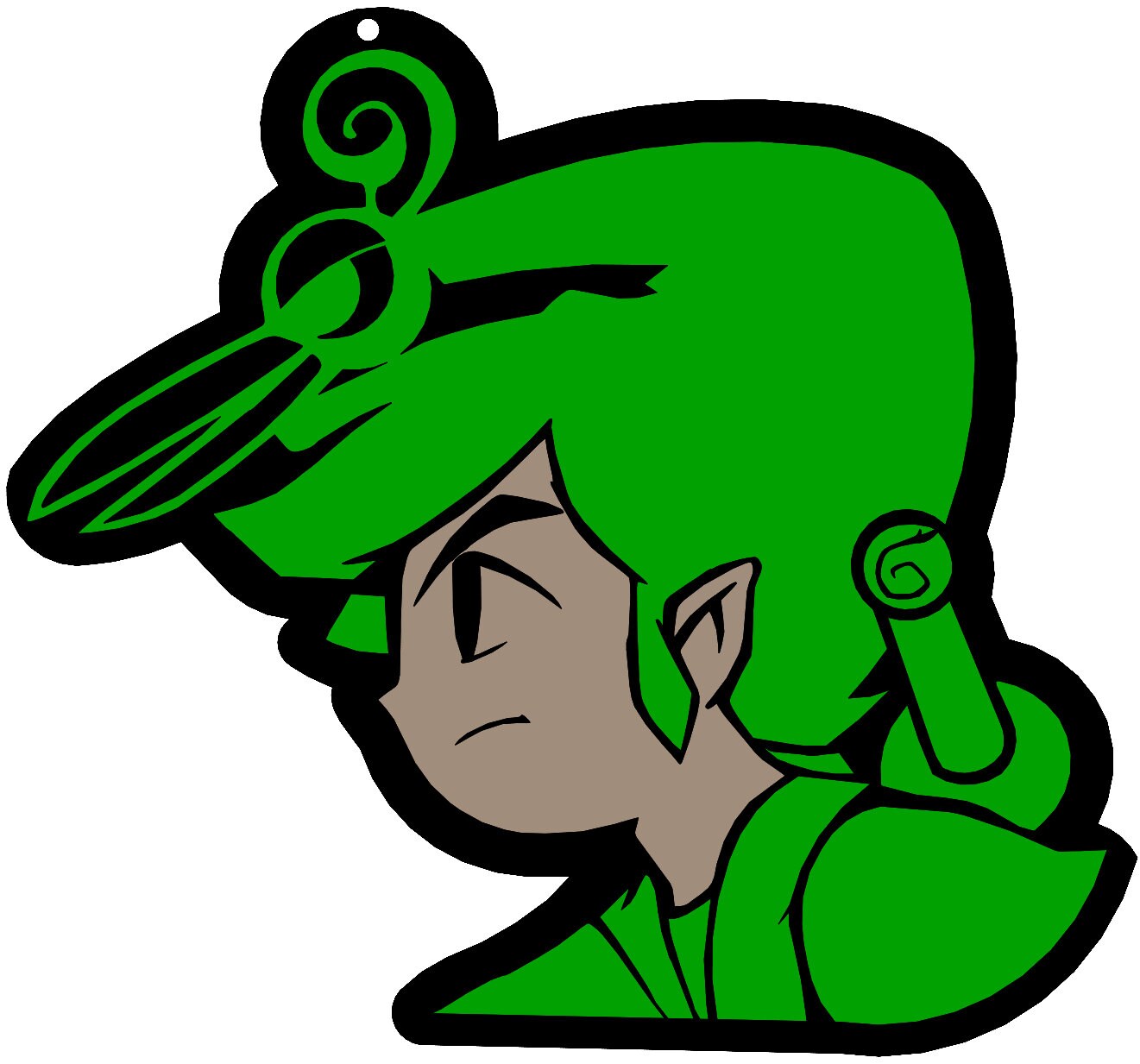 Zelda Minish Cap Link and Hat - Etsy