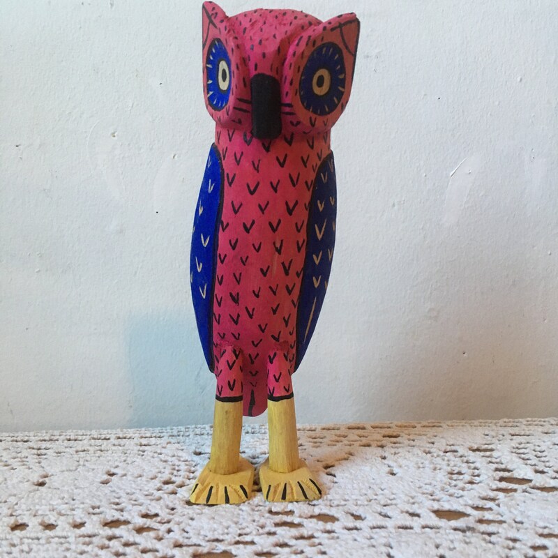 Mexican Folk Art Owl - Etsy
