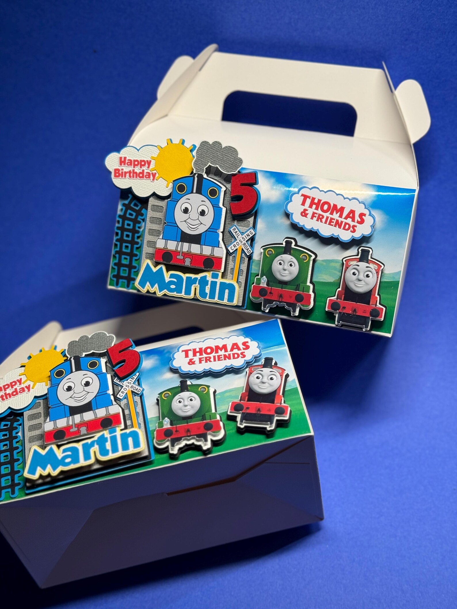 Thomas the Train, Thomas the Train Birthday, Thomas Favor Boxes, Thomas ...