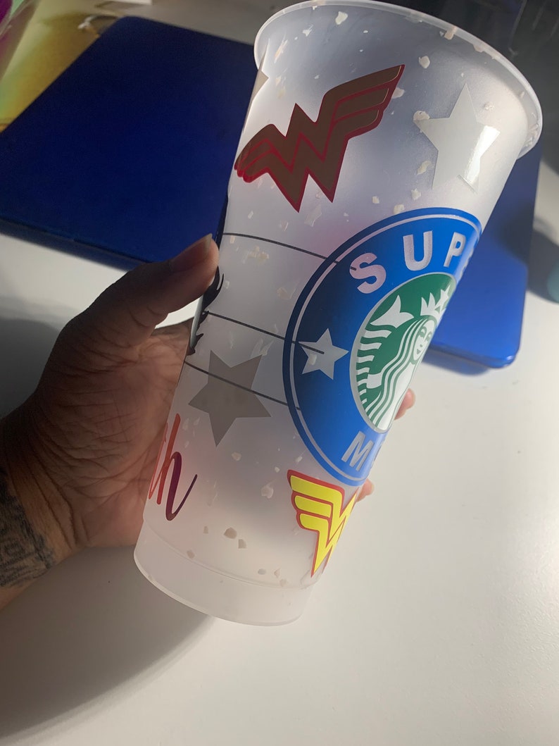 Wonder Woman CD Comic Mujer Maravilla Wonder Woman Cold Cup Reusable ...