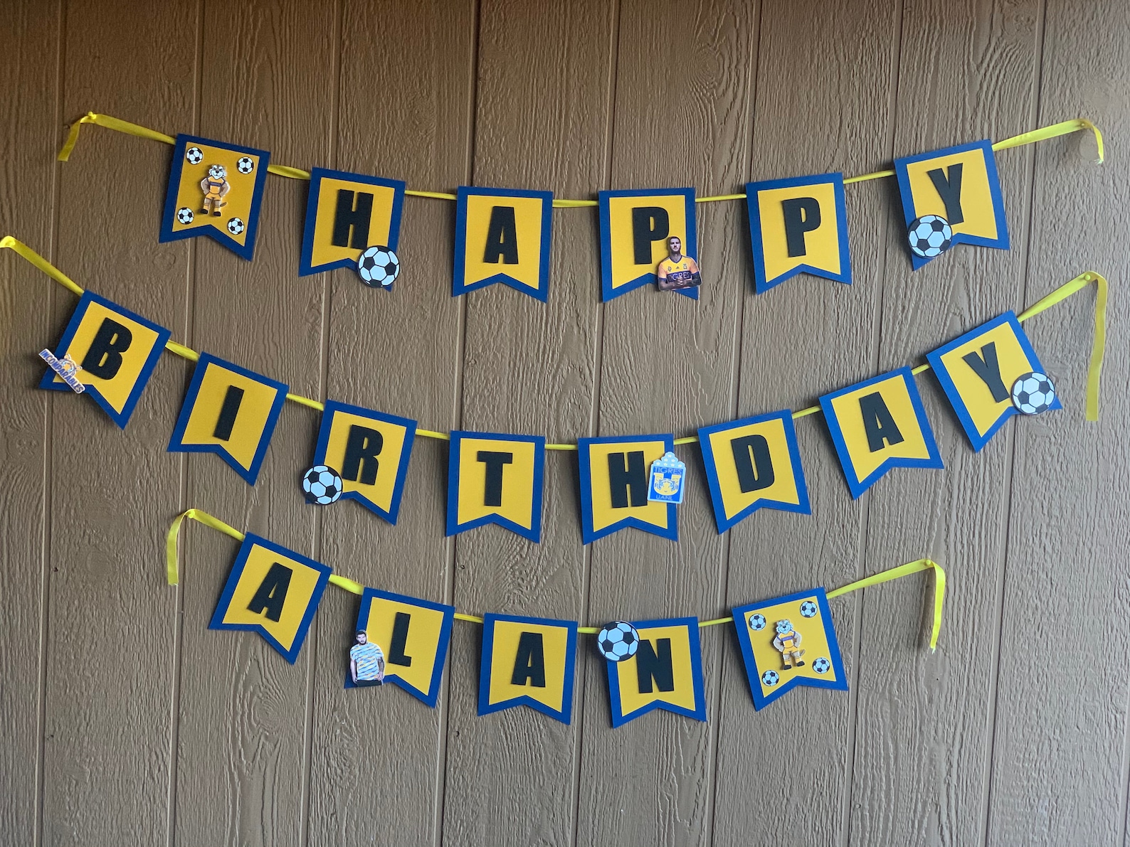 Tigres Birthday Banner Tigres UANL Nuevo Leon Mexican Soccer Liga MX ...