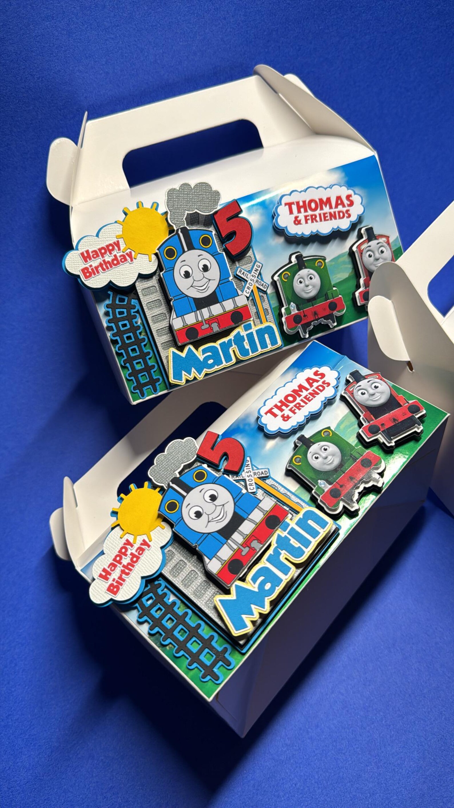 Thomas the Train, Thomas the Train Birthday, Thomas Favor Boxes, Thomas ...