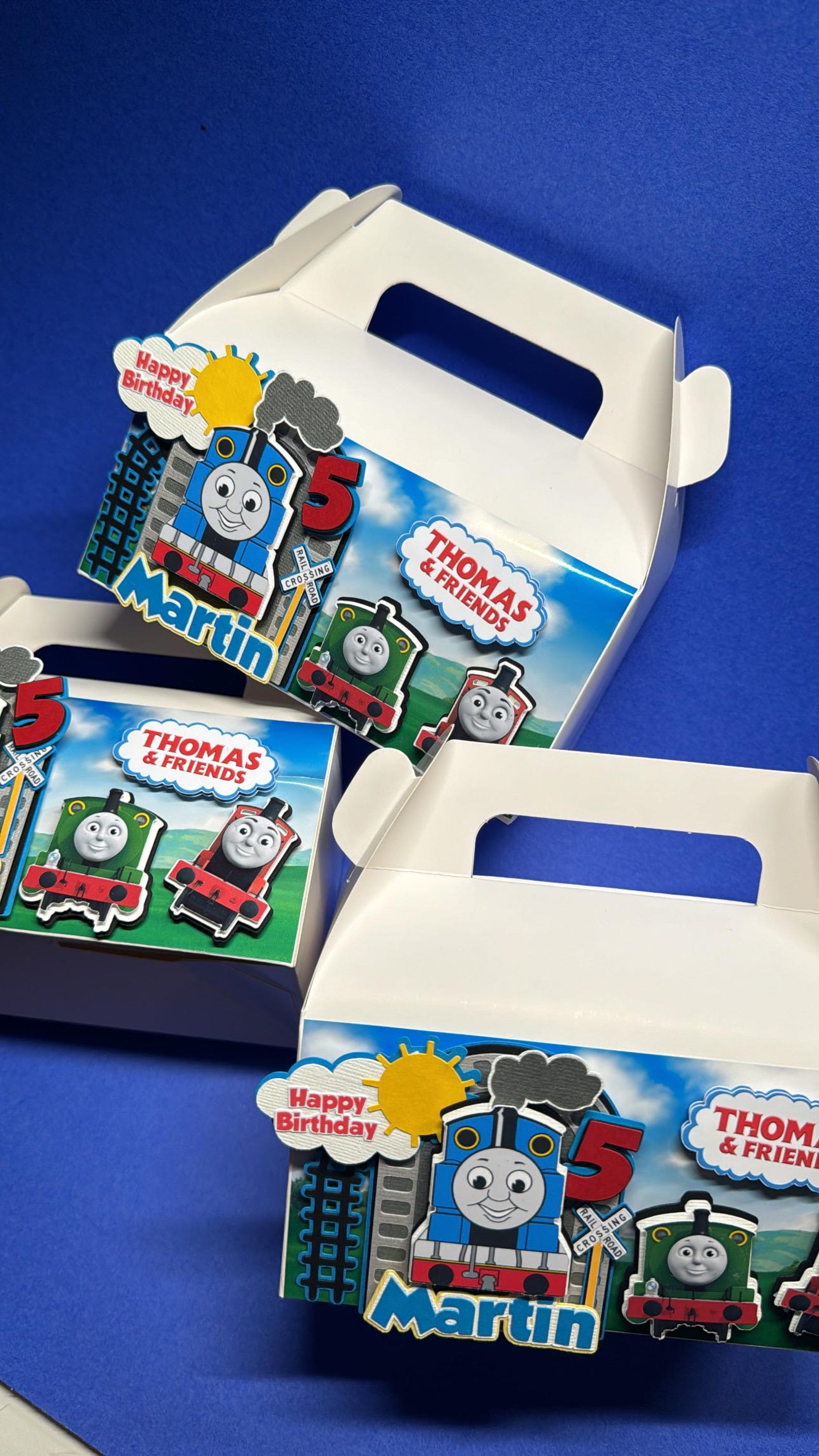 Thomas the Train, Thomas the Train Birthday, Thomas Favor Boxes, Thomas ...