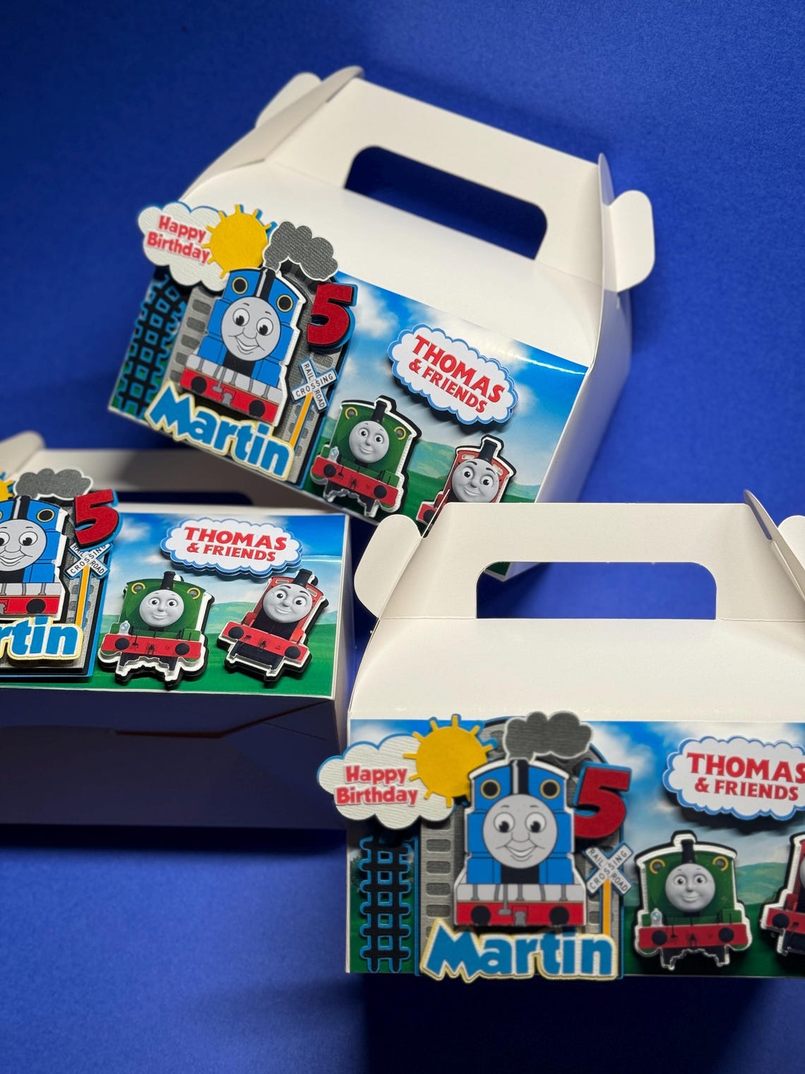 Thomas the Train, Thomas the Train Birthday, Thomas Favor Boxes, Thomas ...