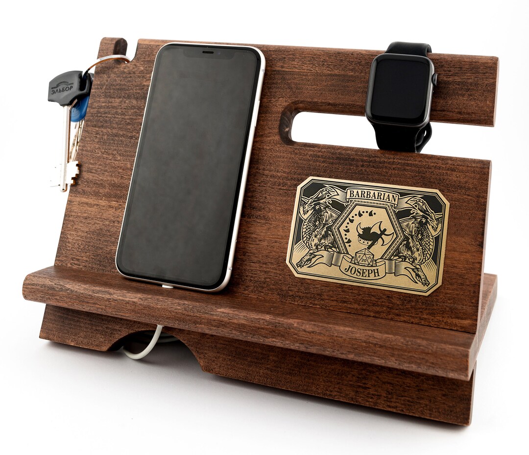 Custom Dnd Gifts Barbarian Docking Station Dungeons and Dragons Night ...