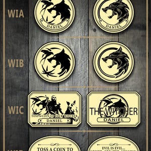 Witcher Mug Wooden Beer Stein With Personalized Etched Plaque Gift for ...