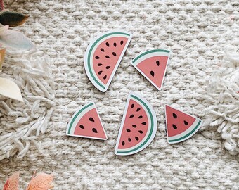 Tiny Watermelon Vinyl Sticker - Etsy