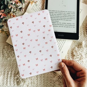 Pink Bow Kindle Insert Linen Paper Kindle Insert Book Gift Booktok ...