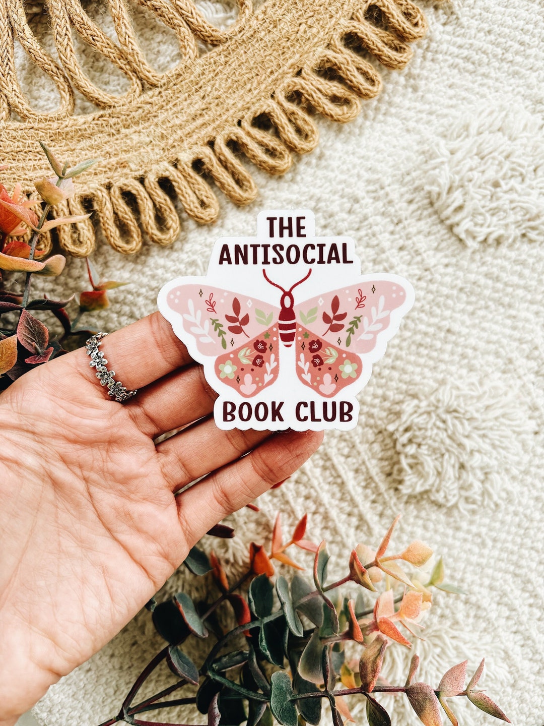 The Antisocial Book Club Quote Sticker Kindle Sticker Kindle Girlie ...