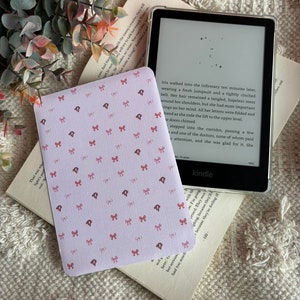 Pink Bow Kindle Insert Linen Paper Kindle Insert Book Gift Booktok ...
