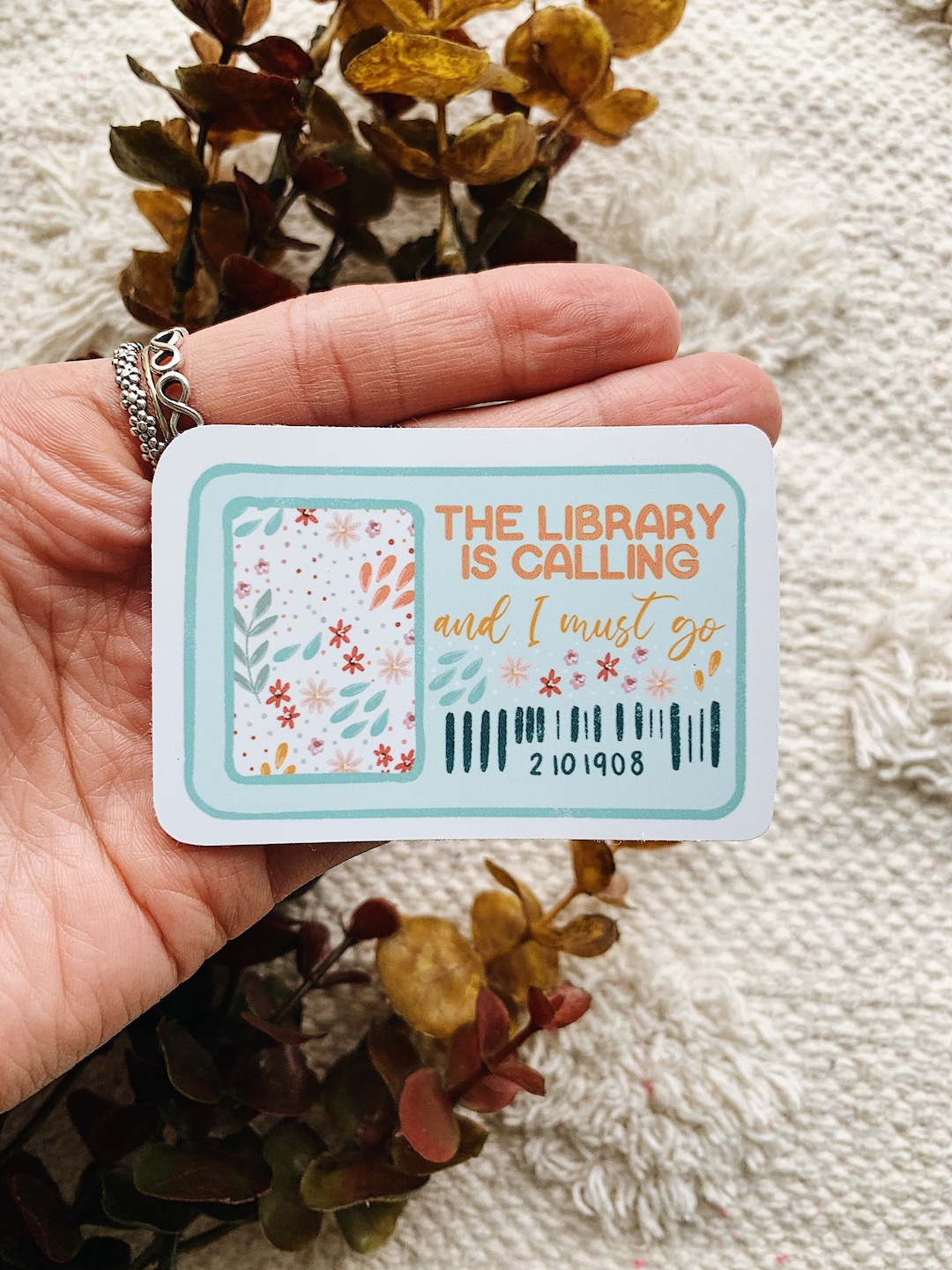 The Library is Calling and I Must Go Sticker | Bookish Sticker Decal ...