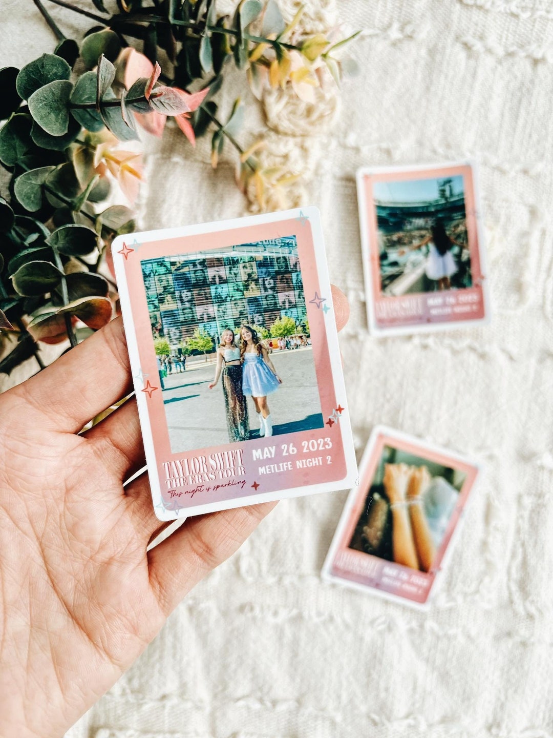 Personalised Swift T Concert Photo Sticker Eras Sticker Eras Memories ...