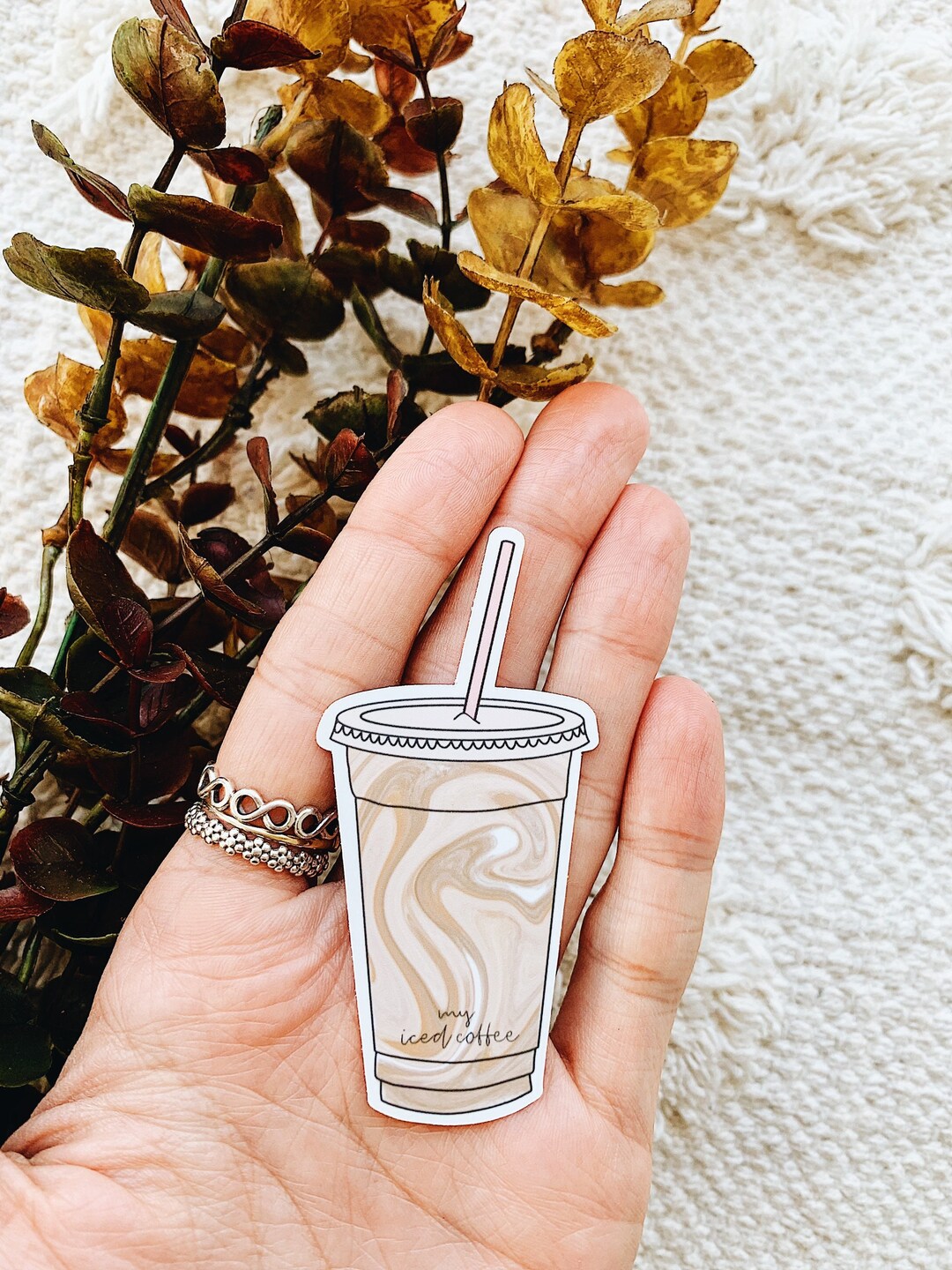 My Iced Latte Sticker - Etsy